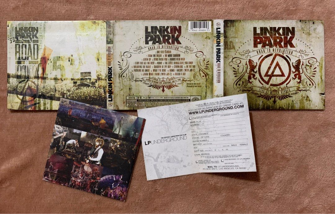 Linkin Park ROAD TO REVOLUTION SPECIAL EDITION DOUBLE AVCD/DVD, Hobbies ...