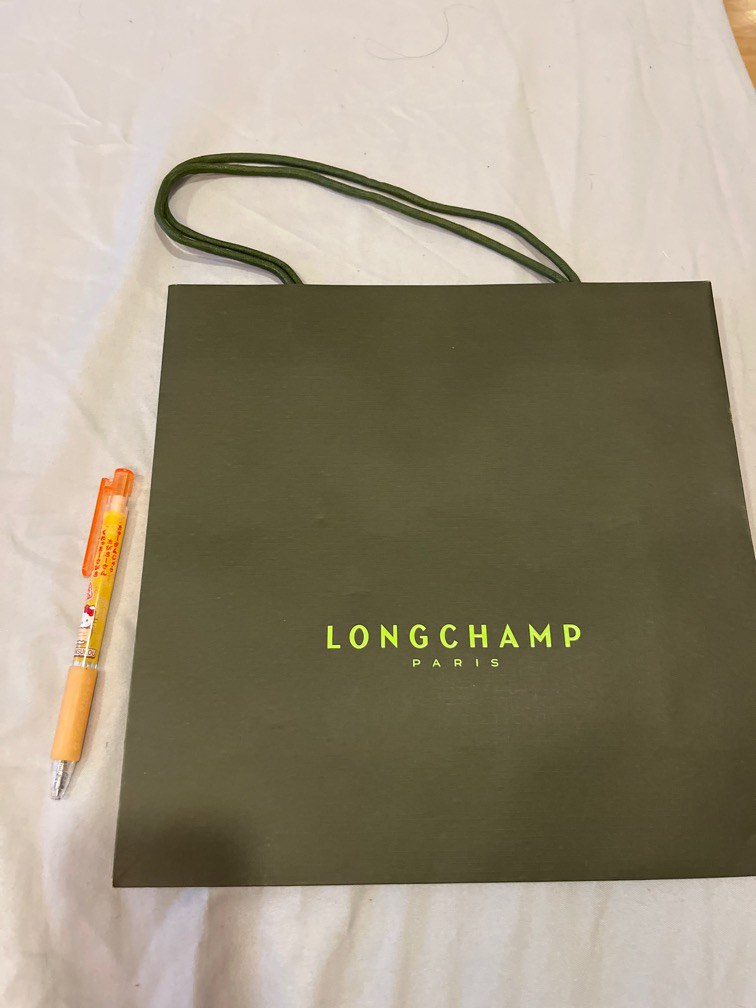 Longchamp paper bag, Women's Fashion, Bags & Wallets, Purses & Pouches ...