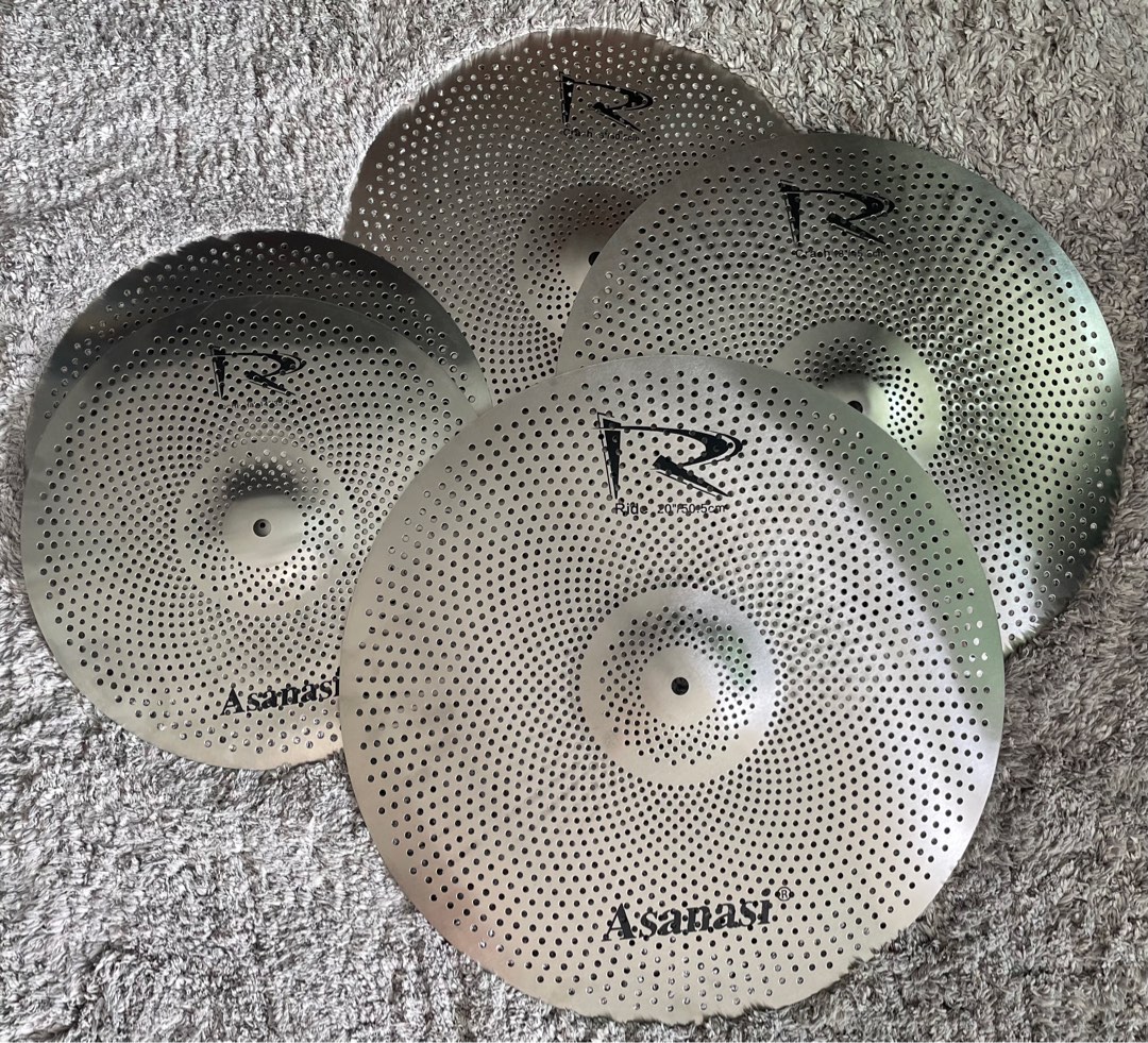 Low Volume Cymbals (Full Set), Hobbies & Toys, Music & Media, Musical ...