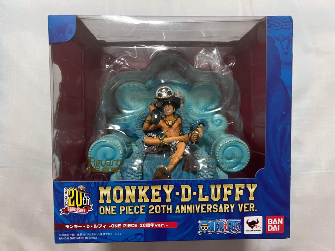 Luffy 20th Anniversary Figuarts Zero gold Toei One Piece, Hobbies ...