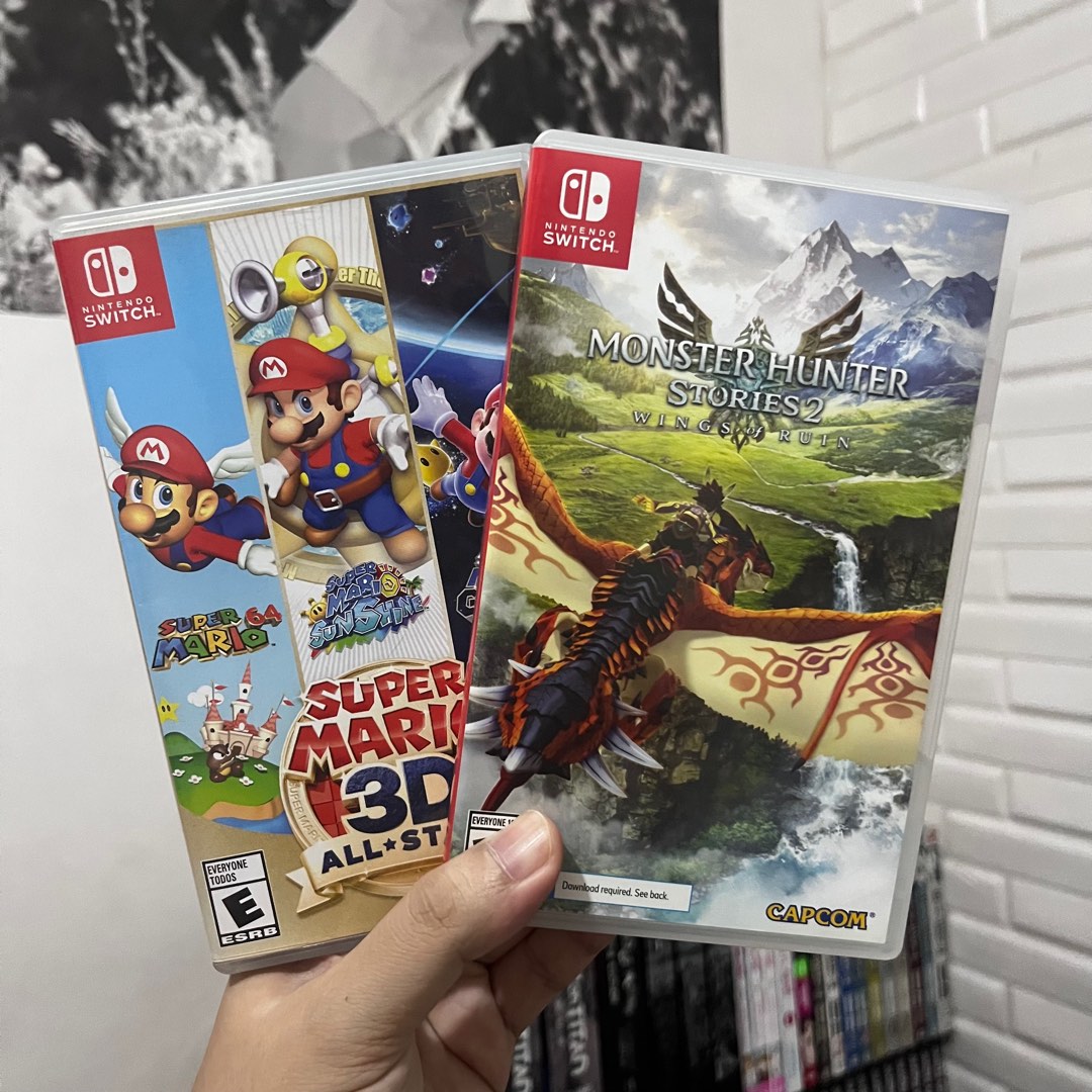 Mario & Monster Hunter on Carousell