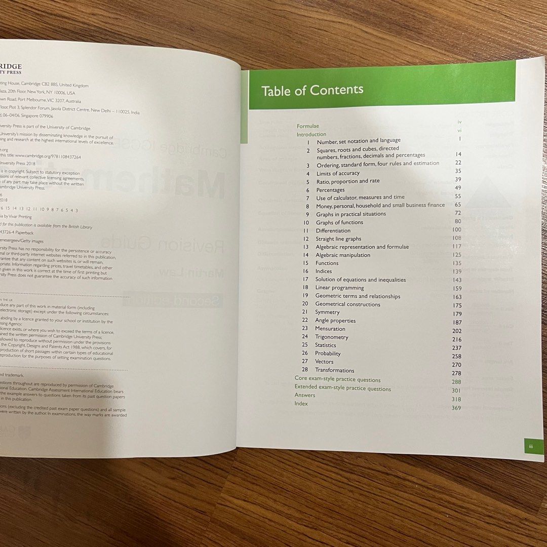 Mathematics (IGCSE) Revision Guide 2nd Edition, Hobbies & Toys, Books ...