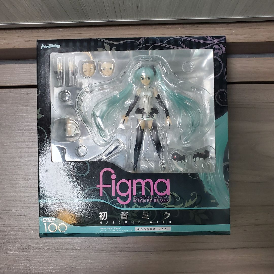 Max Factory VOCALOID figma Figma 100 初音未來 Append ver. 全新未開, 興趣及遊戲, 玩具 ...