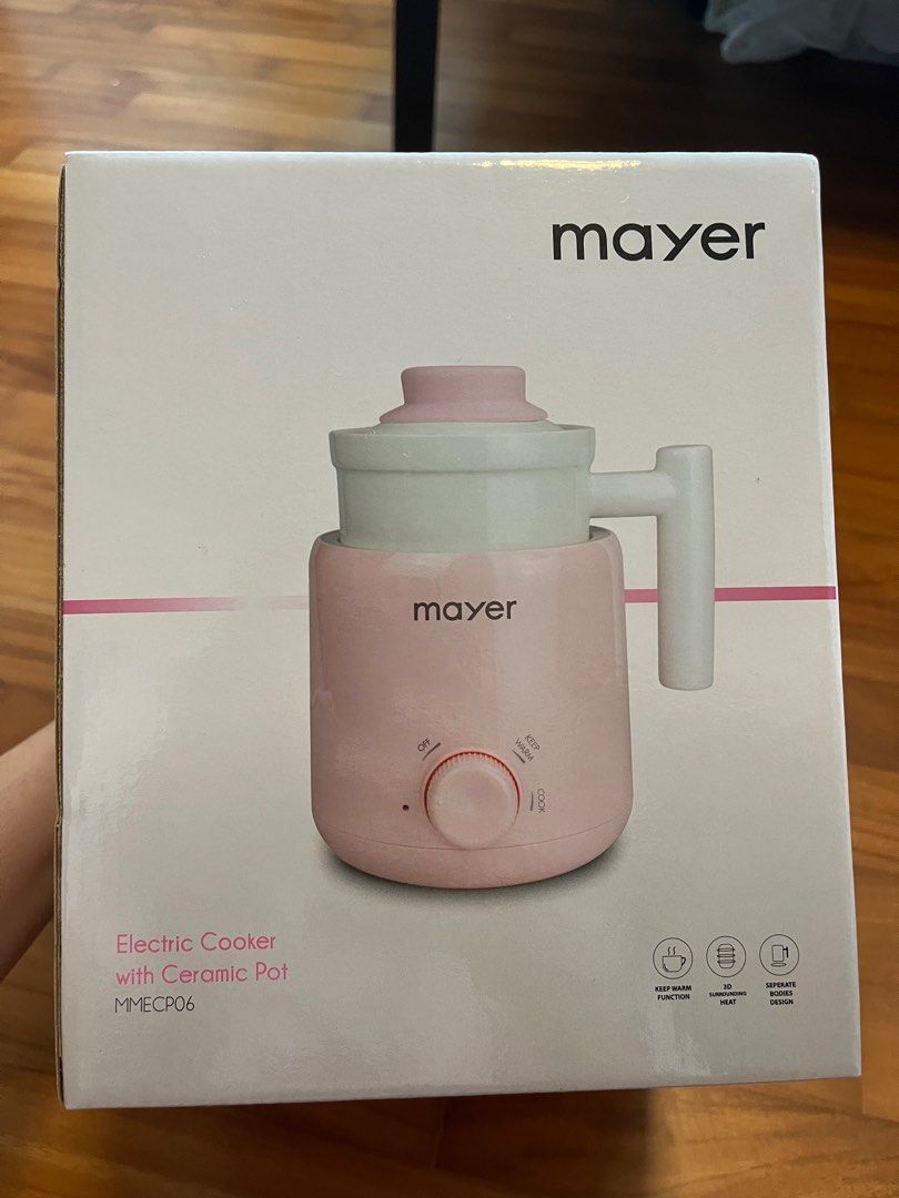 Mayer Electric Cooker with Ceramic Pot, TV & Home Appliances, Kitchen ...