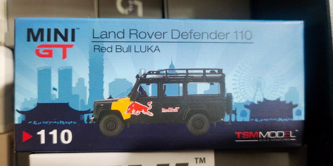 Mini GT 1/64 Land Rover Defender 110 Red Bull LUKA, Hobbies & Toys ...