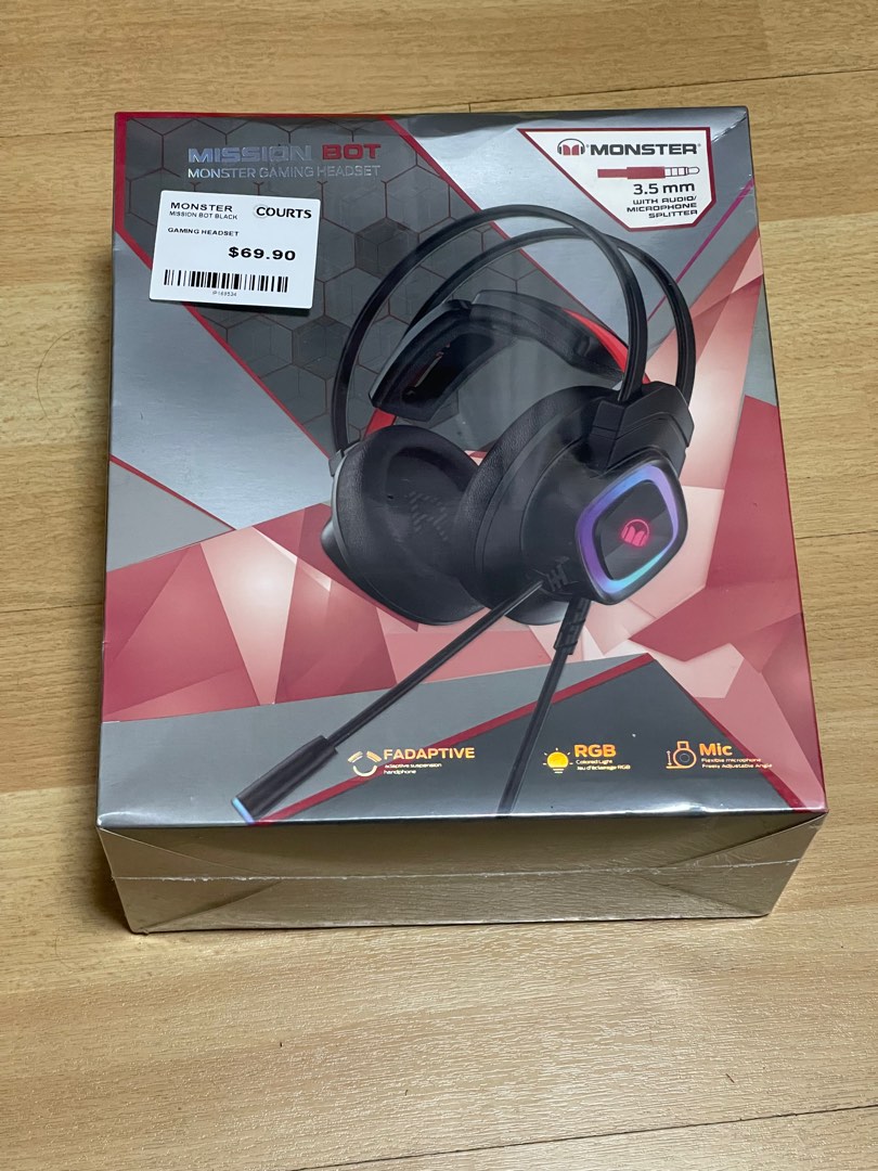 Mission Bot Monster Gaming Headset, Audio, Headphones & Headsets on ...