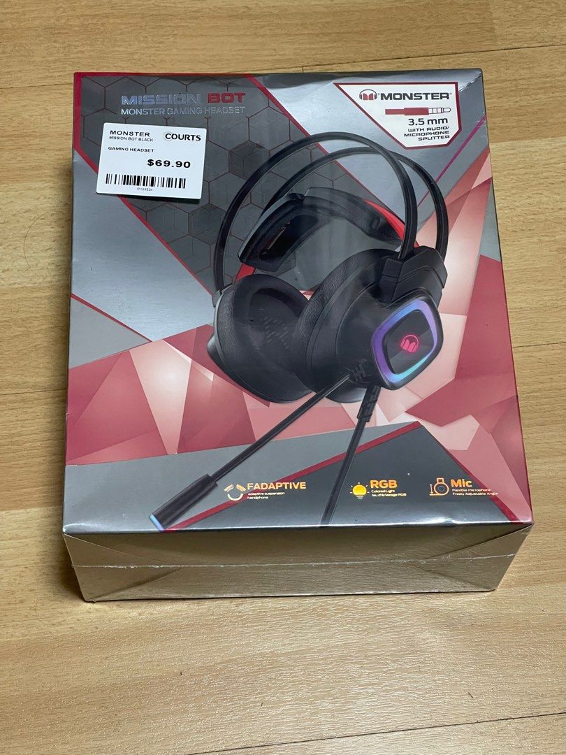 Mission Bot Monster Gaming Headset, Audio, Headphones & Headsets on ...