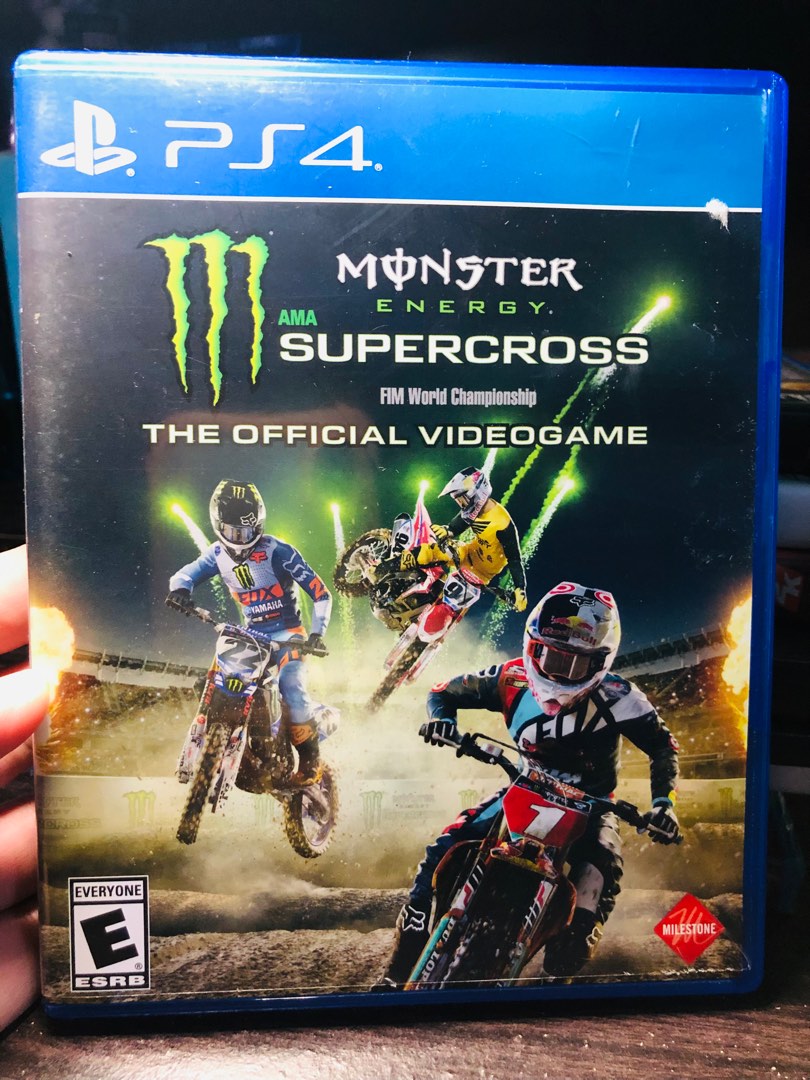 Monster energy supercross ps4, Video Gaming, Video Games, PlayStation ...