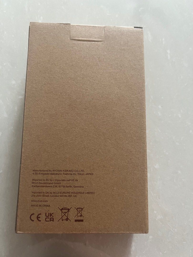 Muji Rechargeable Compact handheld fan, Everything Else on Carousell