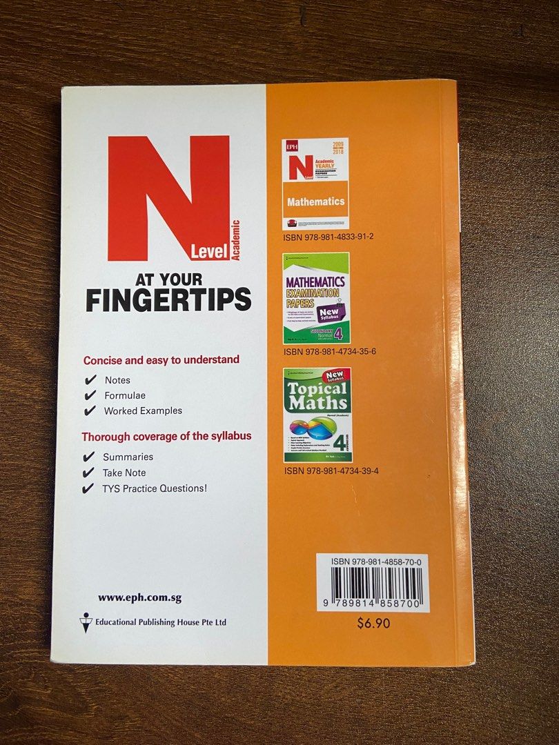NA Maths Revision Handbook, Hobbies & Toys, Books & Magazines ...