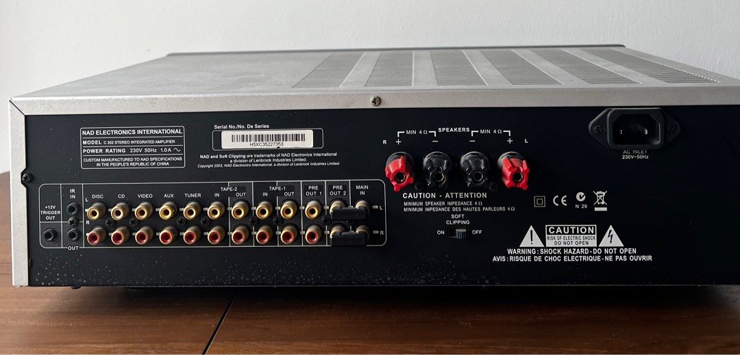 NAD C352 Integrated Amplifier, Audio, Soundbars, Speakers & Amplifiers ...