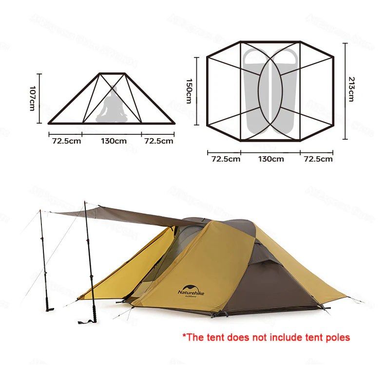 Naturehike tent butterfly tent, Sports Equipment, Hiking & Camping on ...