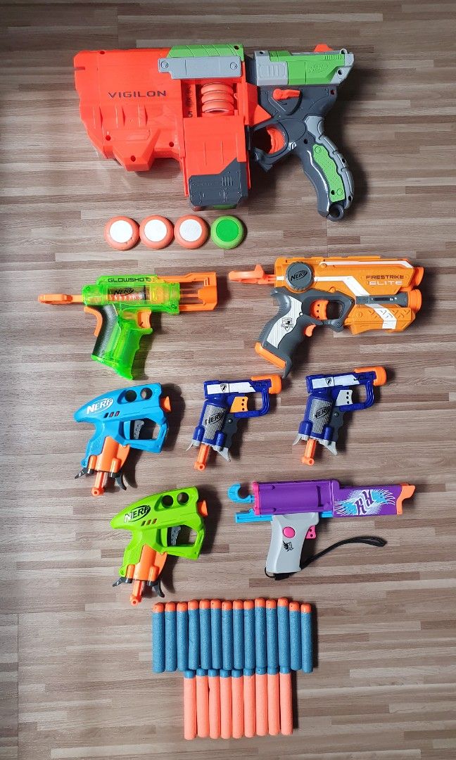 Nerf Gun Collection, Hobbies & Toys, Toys & Games on Carousell