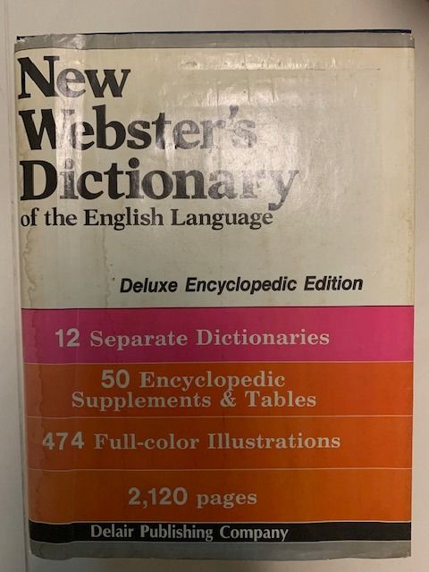 New Webster's Dictionary, Hobbies & Toys, Books & Magazines, Fiction ...