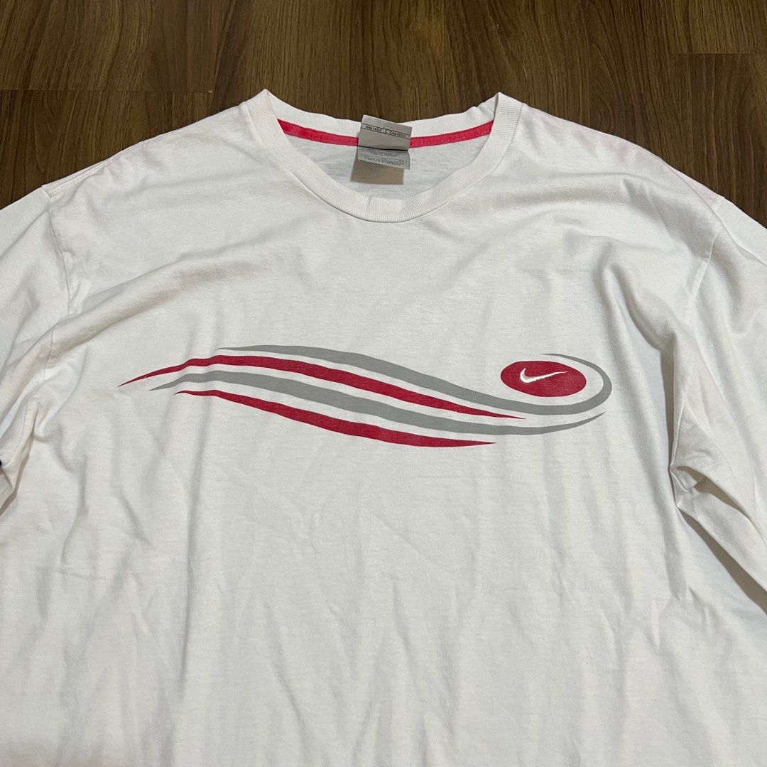 nike swoosh tick embroidered oversized tee, Men's Fashion, Tops & Sets ...