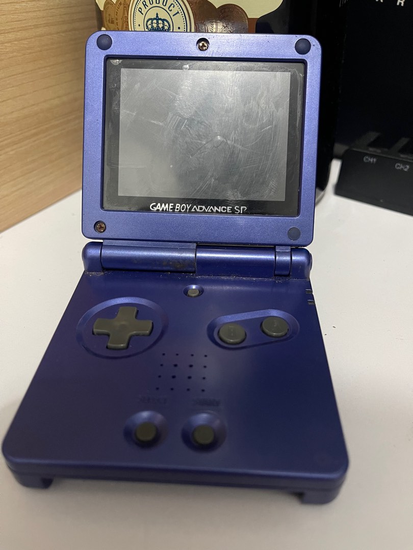 Nintendo Gameboy Advance SP AGS-001 Purple GBA Untested BUY AT YOUR OWN ...
