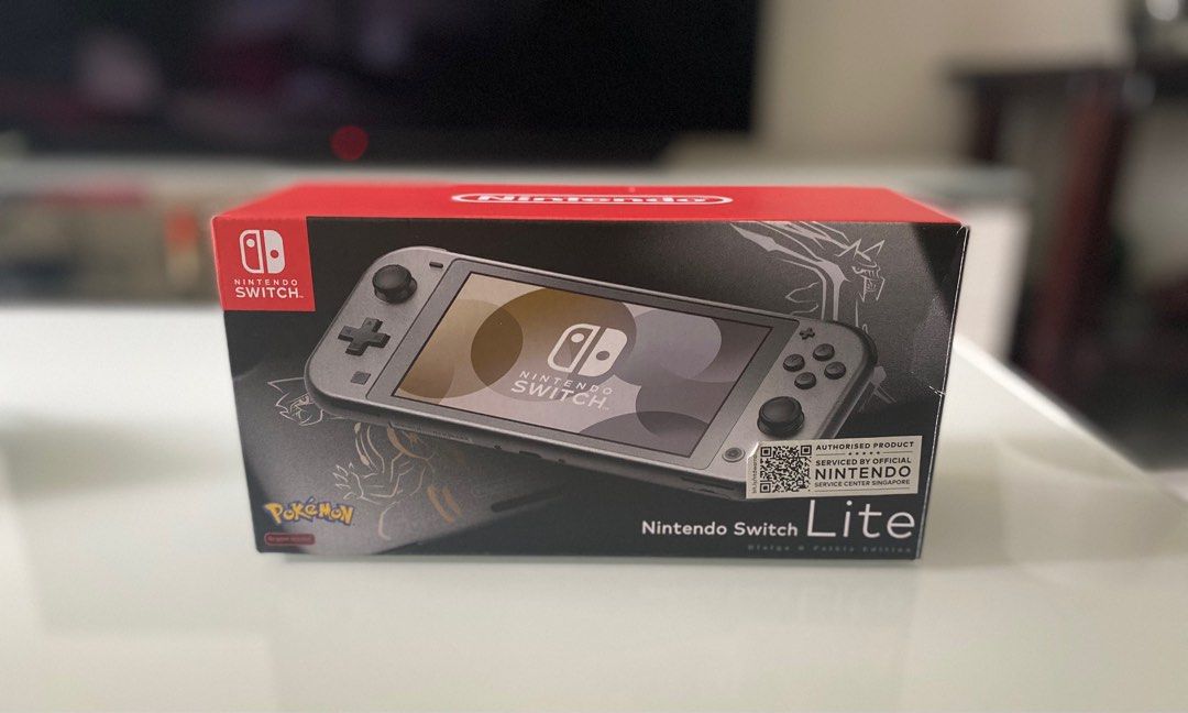 Nintendo Switch Lite Dialga and Palkia limited edition, Video Gaming ...