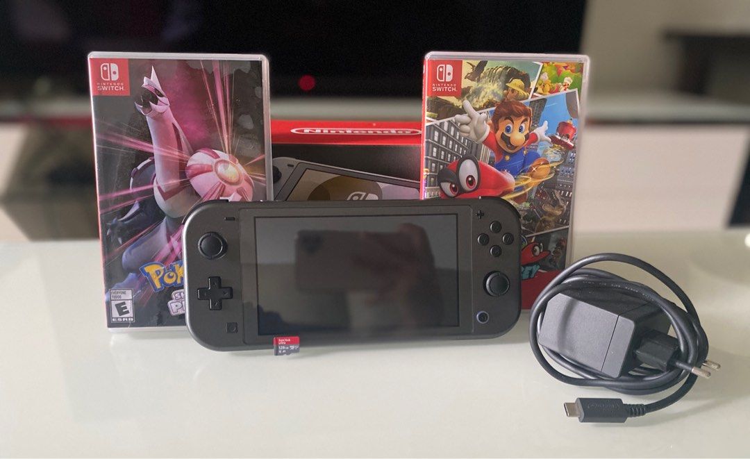 Nintendo Switch Lite Dialga and Palkia limited edition, Video Gaming ...