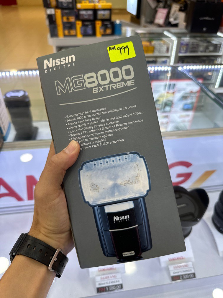 Nissin MG8000 Flash (Canon), Photography, Photography Accessories ...