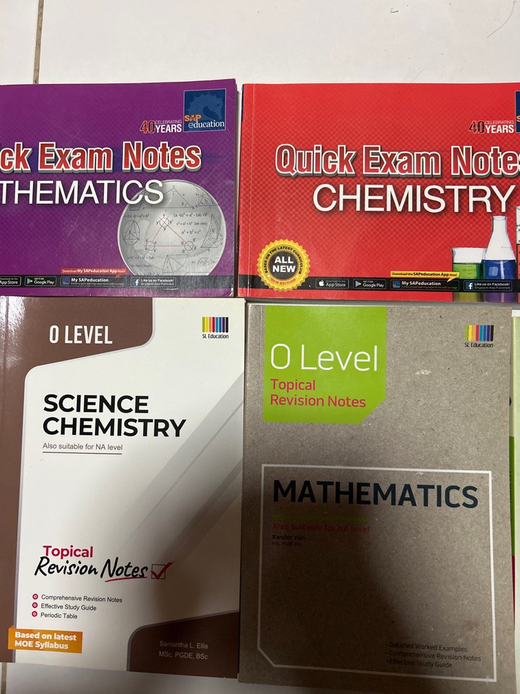 O Level Topical Revision Notes, Hobbies & Toys, Books & Magazines ...