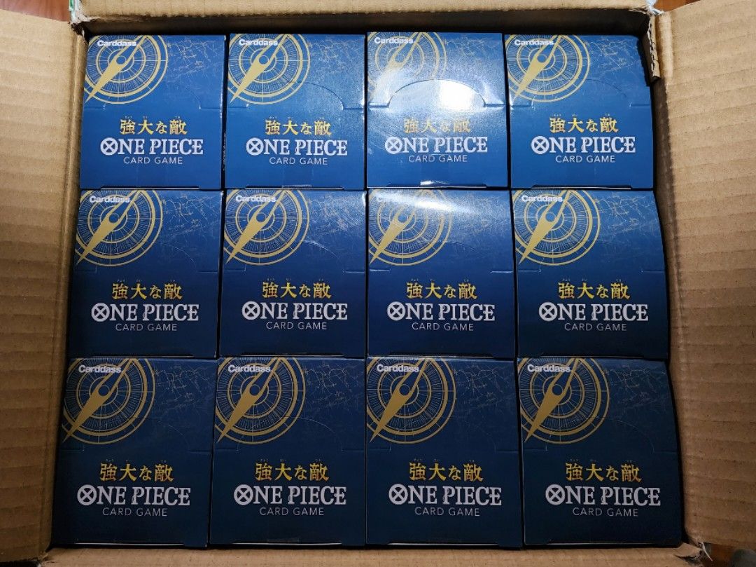 One Piece OP03 Mighty Enemies Pillars of Strength Booster Case SEALED ...