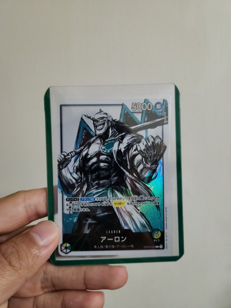 One Piece TCG OP-03 ARLONG Leader, Hobbies & Toys, Toys & Games on ...