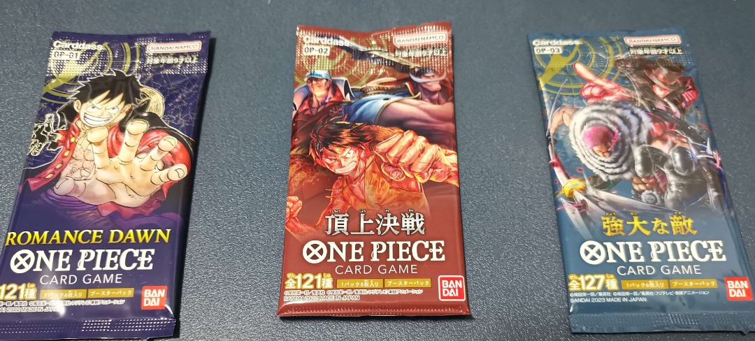 OP01 OP02 OP03 Loose Packs One Piece TCG #TCGG, Hobbies & Toys, Toys ...