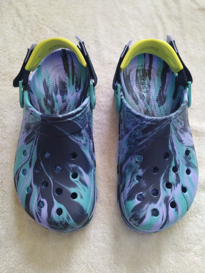 Original Crocs Classic All Terrain Marble clog Navy Multi, Men's ...
