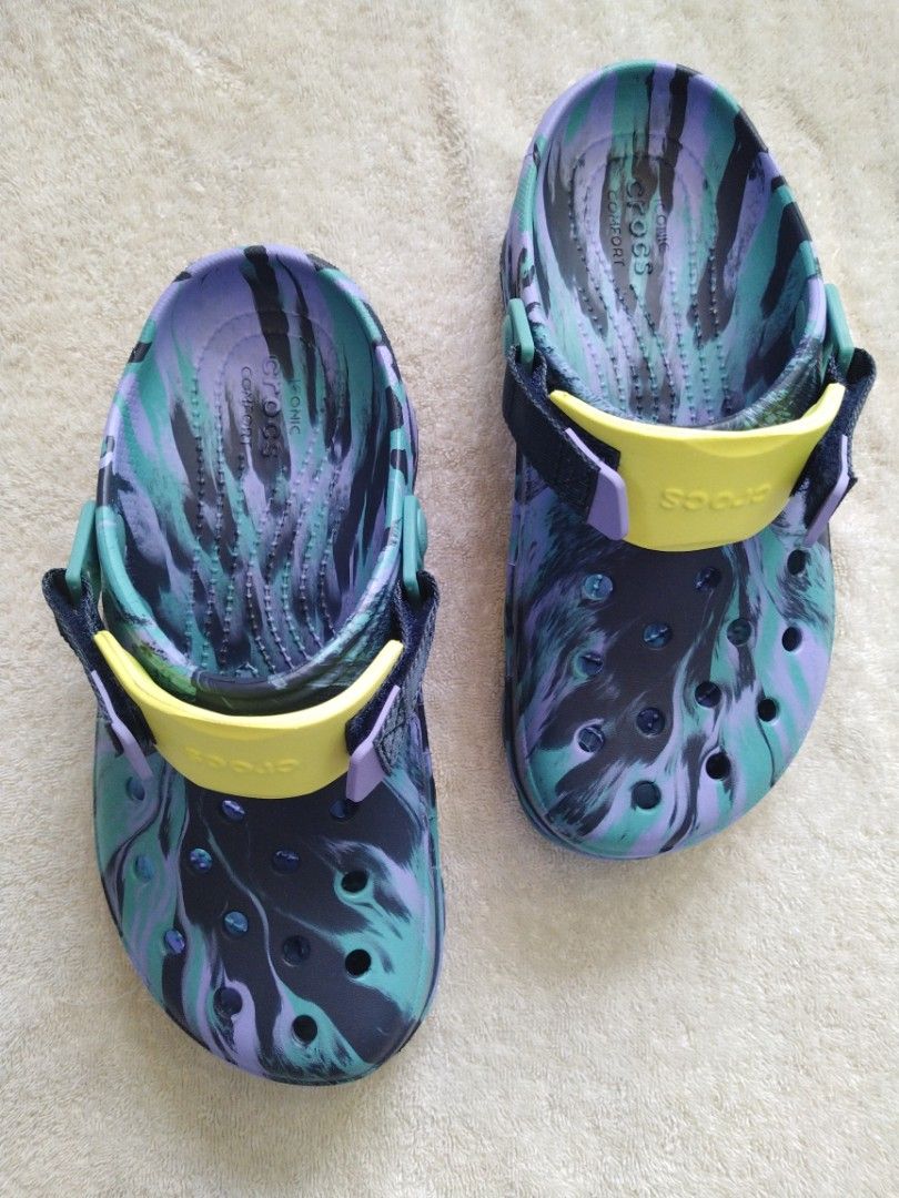 Original Crocs Classic All Terrain Marble clog Navy Multi, Men's ...