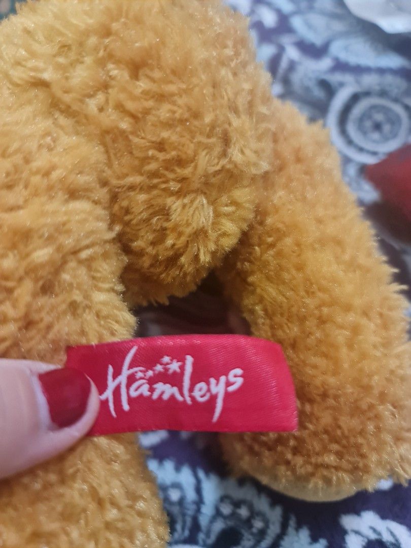 Original Hamleys Teddy Bear with free duck stuff toy, Hobbies & Toys ...