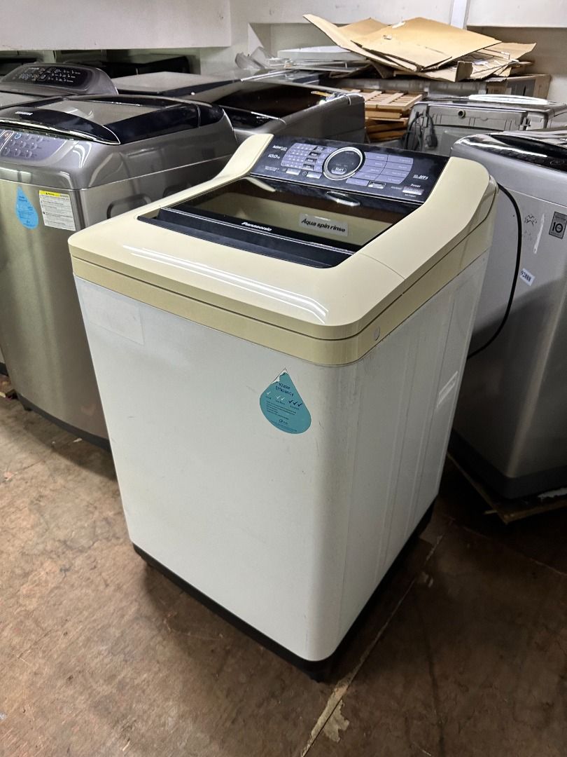 PANASONIC 10KG Top-Loader Washing Machine NA-F100A1-2, TV & Home ...