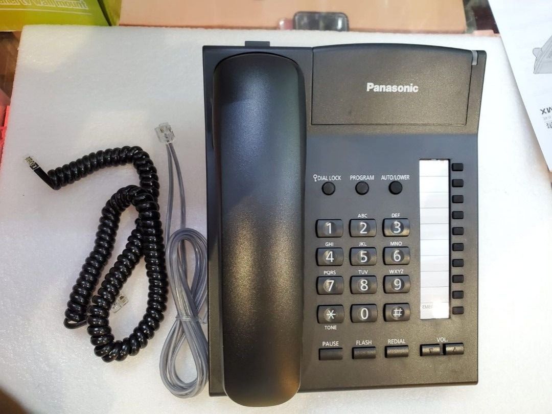Panasonic KX-TS820MX Corded Telephone - Black, TV & Home Appliances, Other Home Appliances on ...