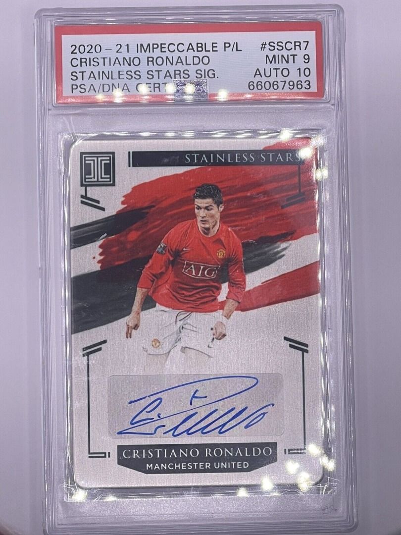 Panini Impeccable Cristiano Ronaldo PSA Graded, Hobbies & Toys ...