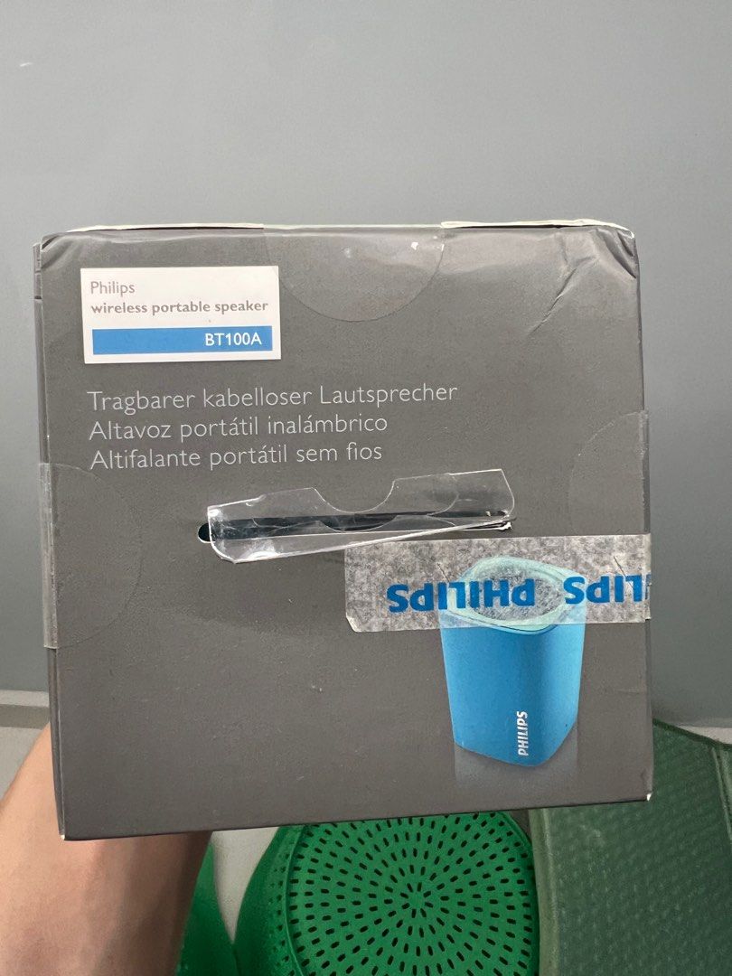 Philips Bluetooth Speaker BT100A, Audio, Portable Audio Accessories on ...