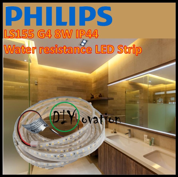 Philips LS155 G4 8W IP44 Led Strip/ Bathroom Cove Lighting, Furniture ...
