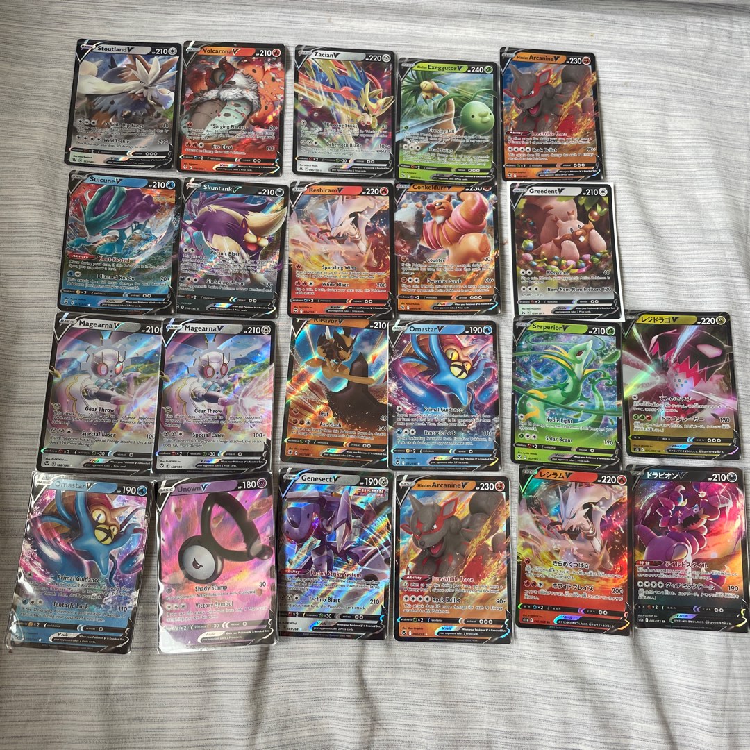POKEMON TCG V CARDS CROWN ZENITH LOST ORIGIN SILVER TEMPEST ASTRAL ...