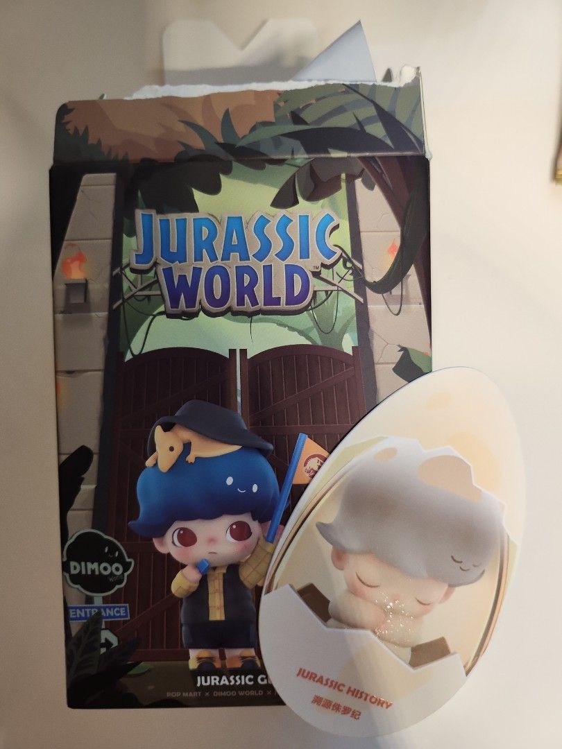 Popmart Dimoo Jurassic World, Hobbies & Toys, Toys & Games on Carousell