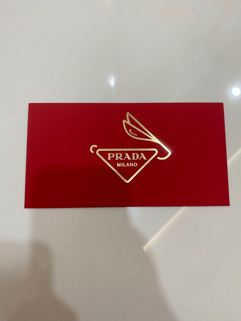 Prada Red packets, Luxury, Accessories on Carousell