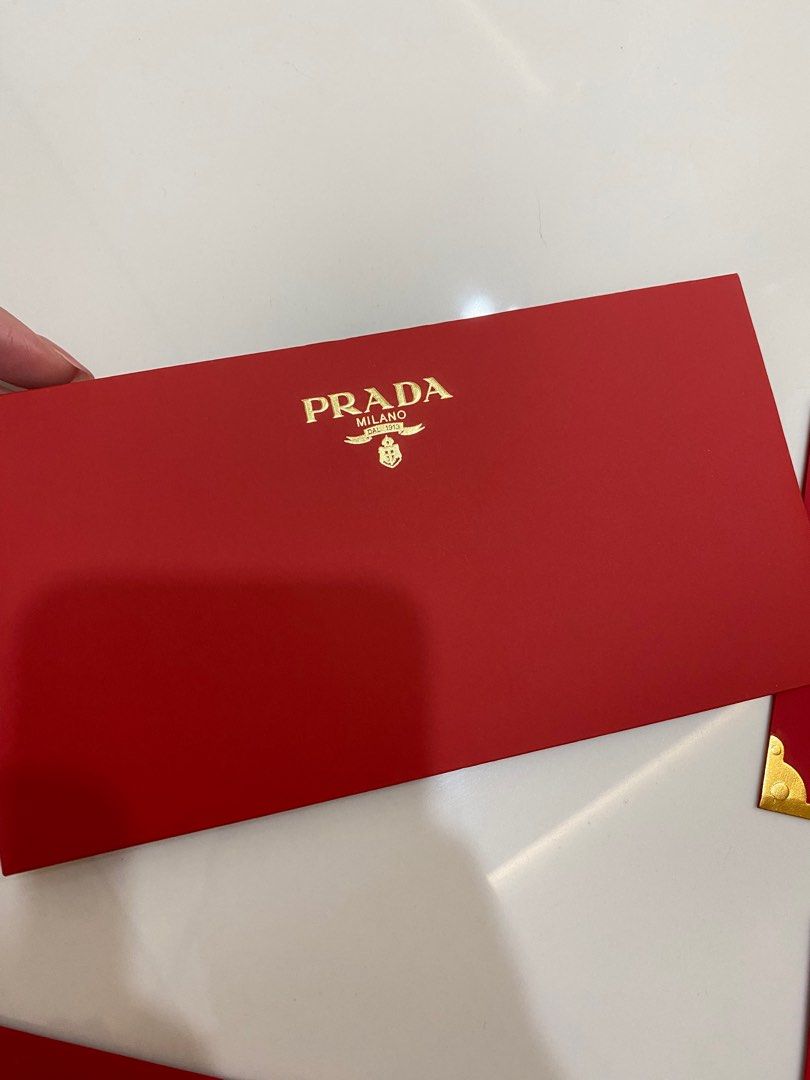 Prada Red packets, Luxury, Accessories on Carousell