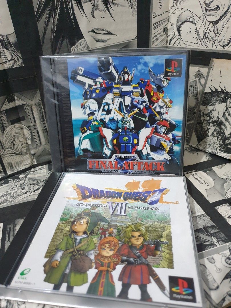 PS1 Dragon Quest VII & Real Robots Final Attack Bundle Take all ...