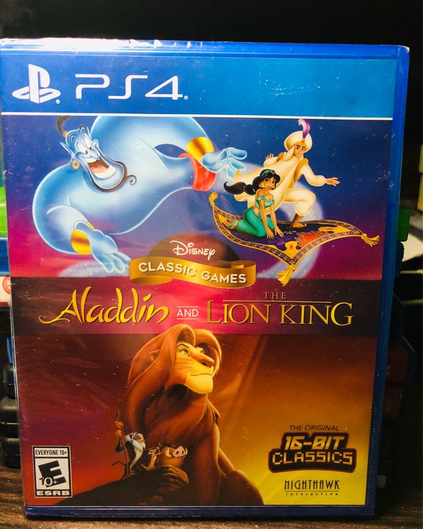 Ps4 disney classic games aladdin lion king, Video Gaming, Video Games ...