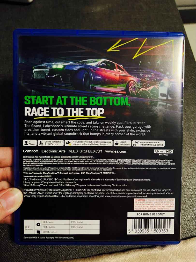 PS5 NFS Unbound, Video Gaming, Video Games, PlayStation on Carousell