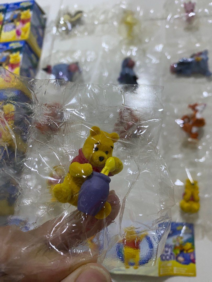 Rare blind box Winnie the Pooh complete set of 12: Disney micro world ...