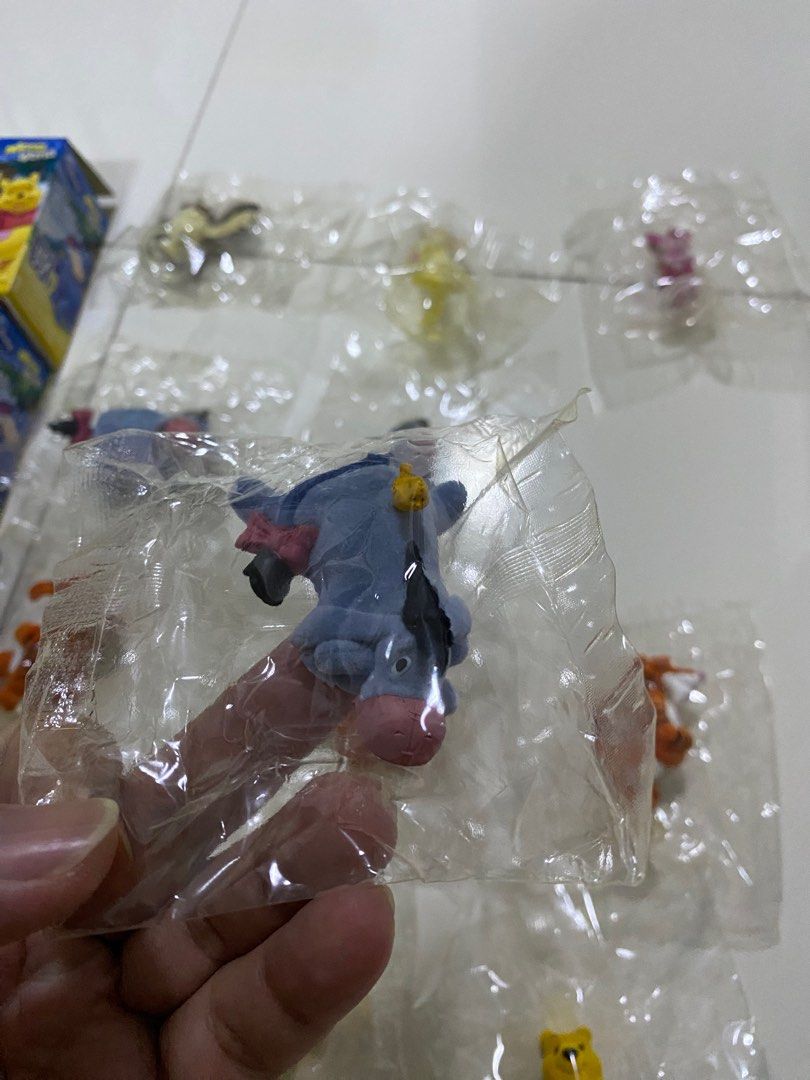 Rare blind box Winnie the Pooh complete set of 12: Disney micro world ...