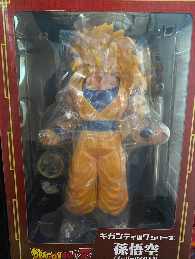 (RARE!)GIANT Dragon Ball X-PLUS Super Saiyan 3 Goku Figure!, Hobbies ...