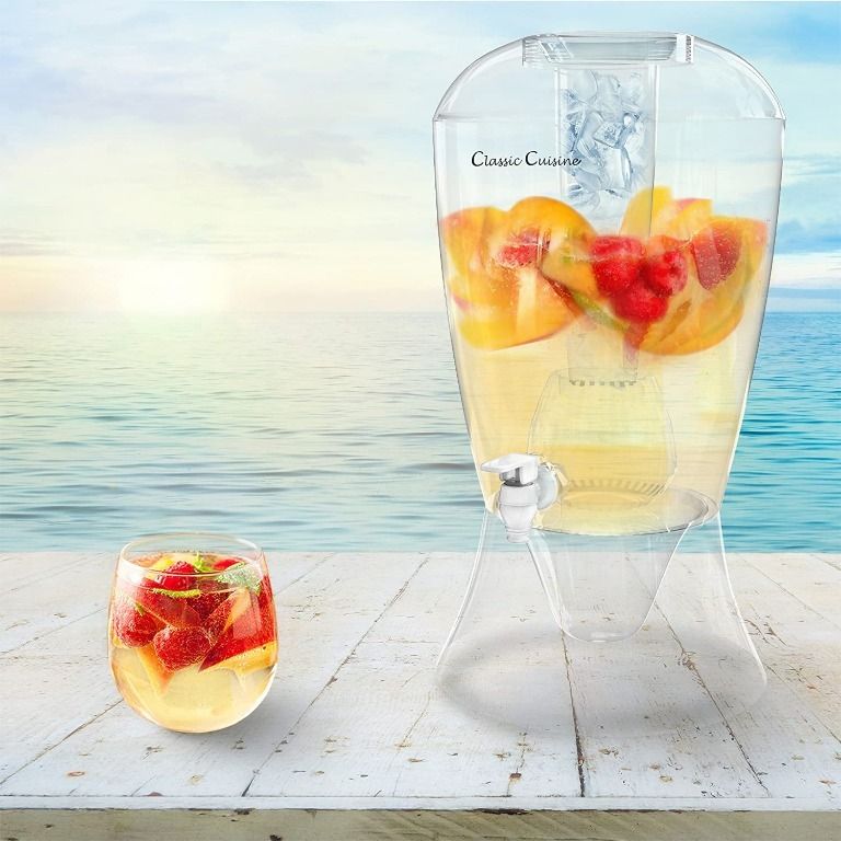 (readystock) Classic Cuisine 82-KIT1069 2 Gallon Drink Dispenser-BPA ...