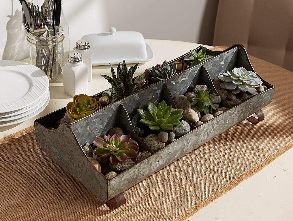 (readystock) DII Z02274 Galvanized Metal Farmhouse Rustic Storage ...