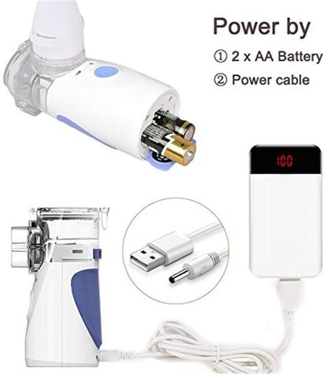 (readystock) Mini Handheld Nebuliser, Portable Steam Inhalers for ...