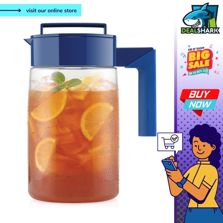 (readystock) Takeya Airtight Pitcher, 1 Quart, Blueberry, Furniture & Home Living, Kitchenware ...