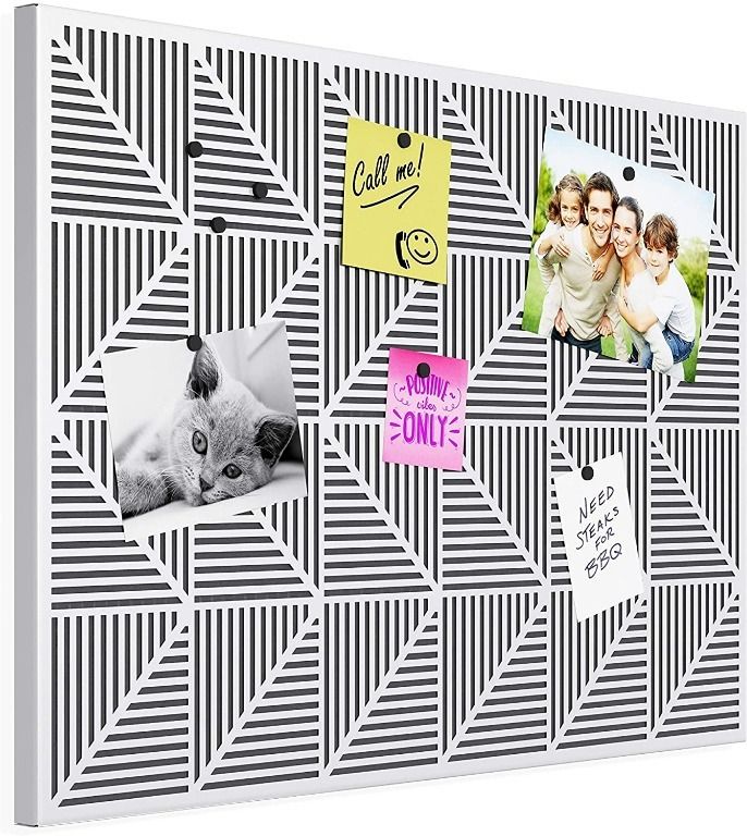 (readystock) Umbra 470790-660 Trigon Metal Bulletin Board, White ...